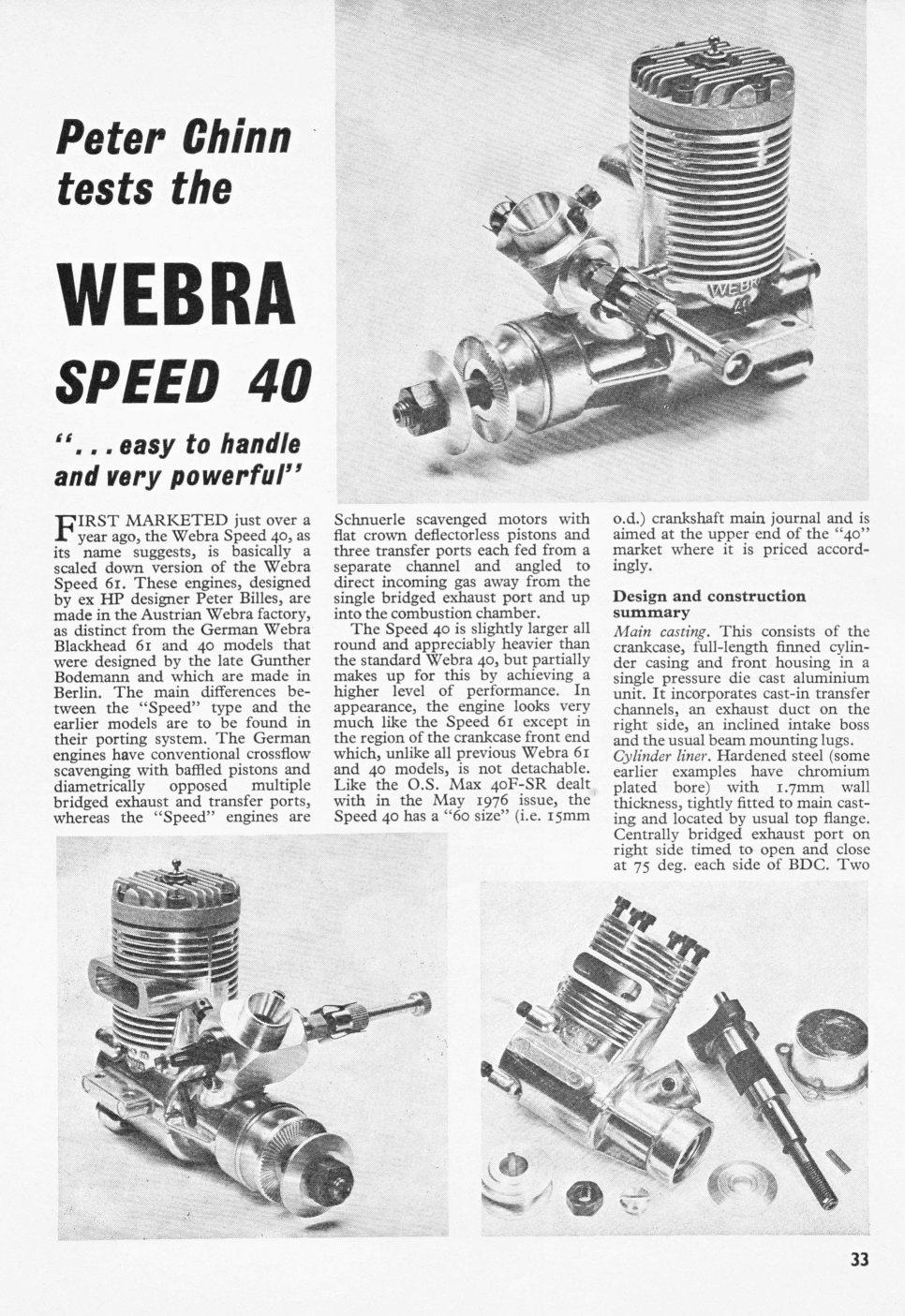Webra Speed 40